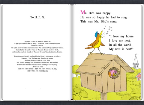 The Best Nest: Read & Listen Edition by P.D. Eastman on iBooks